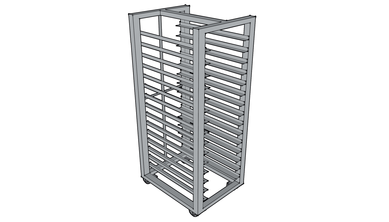 ΚΑΡΟΤΣΙ ΜΕΤΑΦΟΡΑΣ ΔΙΣΚΩΝ ΚΡΕΟΠΩΛΕΙΟΥ - INOX PRODUCTION